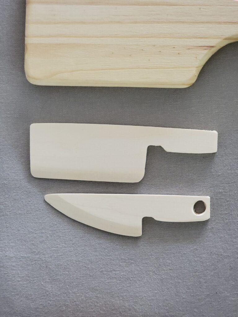 Sensory Toy – Cutting board with Knifes for Toddlers - Handcrafted ...